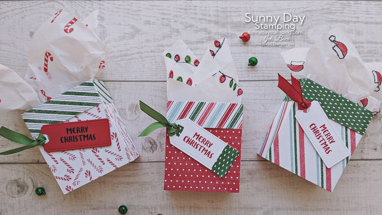 Mini Holiday Gift Bags • Sunny Day Stamping