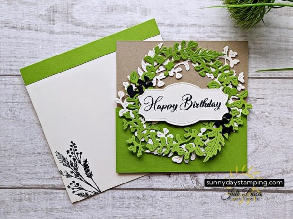 Square Card & DIY Converted Envelope • Sunny Day Stamping