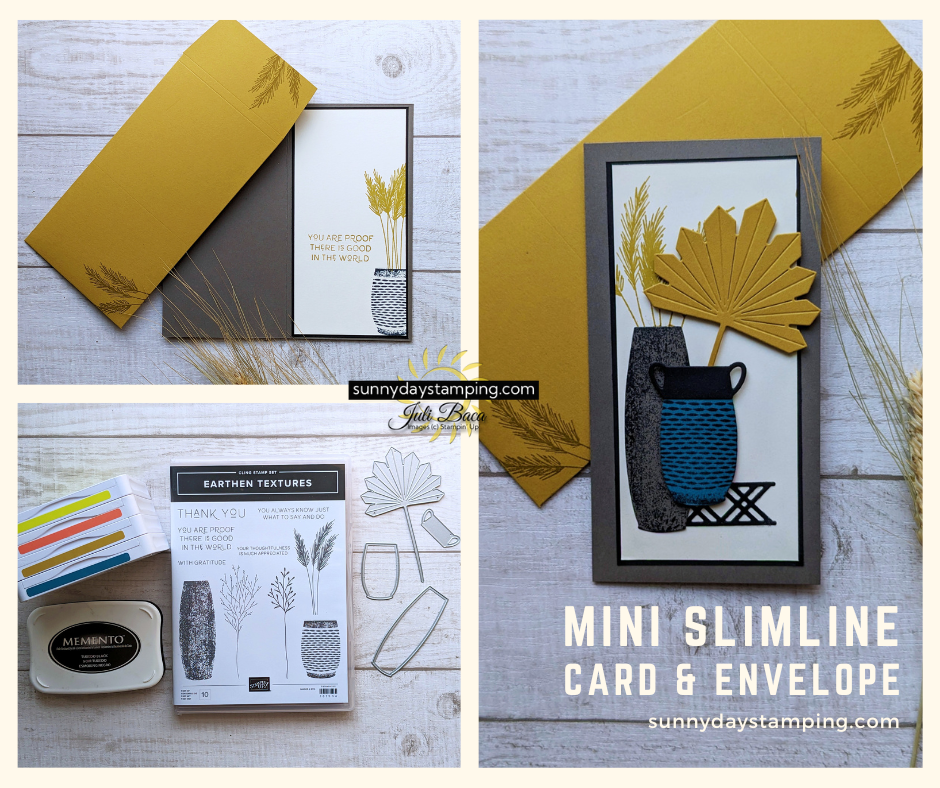 Mini Slimline Card and Envelope Making Tutorial • Sunny Day Stamping