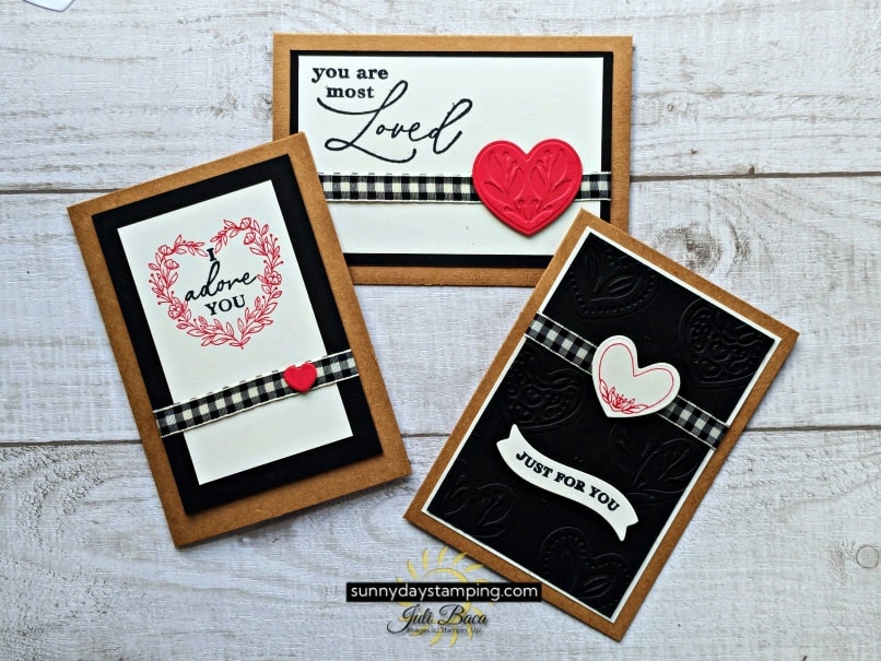 Learn to make 3 simple cards with matching envelopes • Sunny Day Stamping