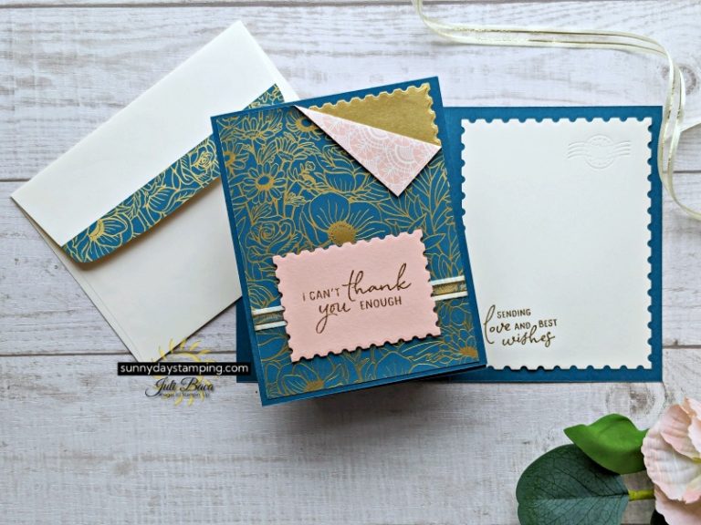 What's 1 simple trick to make stunning cards? • Sunny Day Stamping