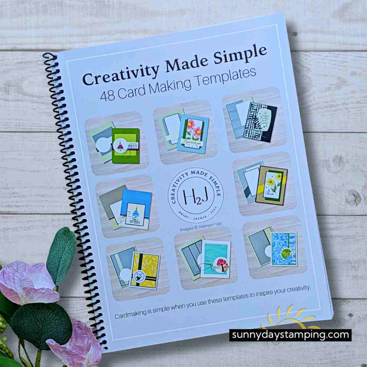 How to Use Card Making Template Book • Sunny Day Stamping