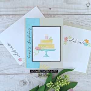 Simple Stamping with Cake Celebrations • Sunny Day Stamping