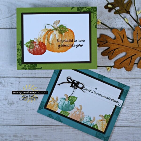 2 Easy Handmade Cards for Fall • Sunny Day Stamping